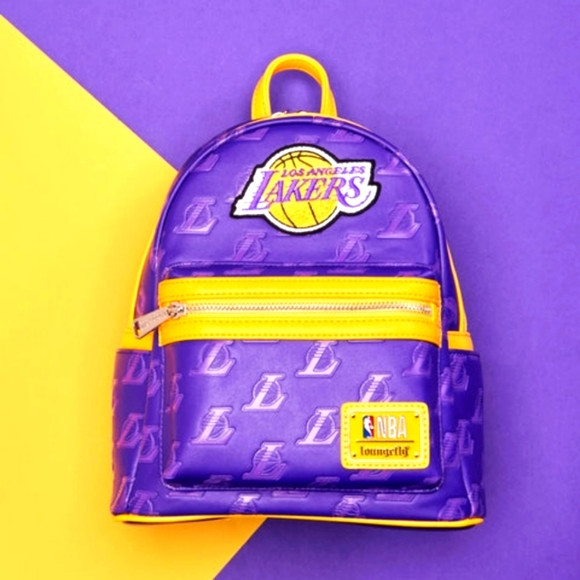 Loungefly | Bags | Loungefly Nba Los Angeles Lakers Logo Mini Backpack ...